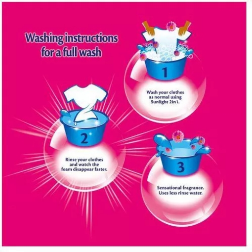 Zim-Zone. SUNLIGHT HAND WASHING POWDER - TROPICAL SENSATION 500g