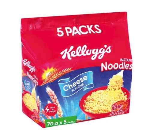 Zim-Zone. KELLOGG'S 2 MINUTE NOODLES 5 PACK - CHEESE 5x70g