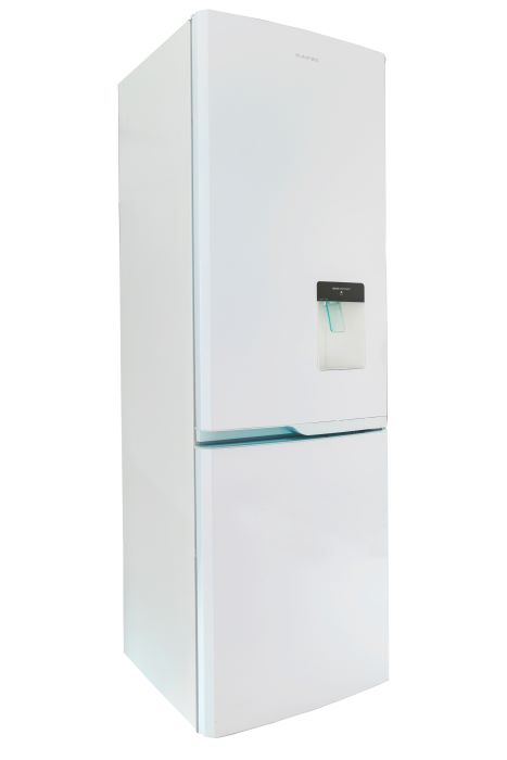 Zim-Zone. CAPRI TOP FRIDGE / BOTTOM FREEZER WITH WATER DISPENSER WHITE 370L