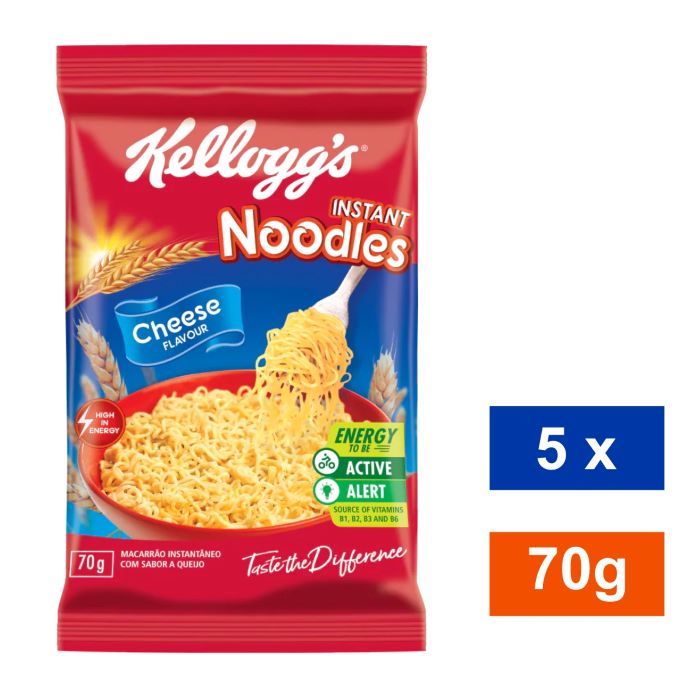 Zim-Zone. KELLOGG'S 2 MINUTE NOODLES 5 PACK - CHEESE 5x70g