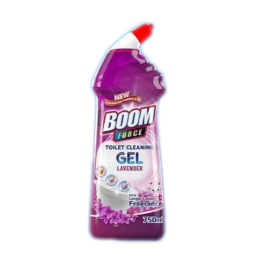 Zim-Zone. BOOM FORCE LAVENDER FRESH TOILET CLEANER GEL 750ml